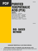 PTA Production & Market Analysis | PDF | Chemical Substances | Chemistry