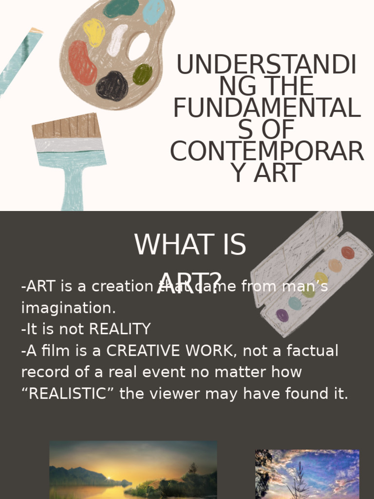 Understanding The Fundamentals of Contemporary Art | PDF