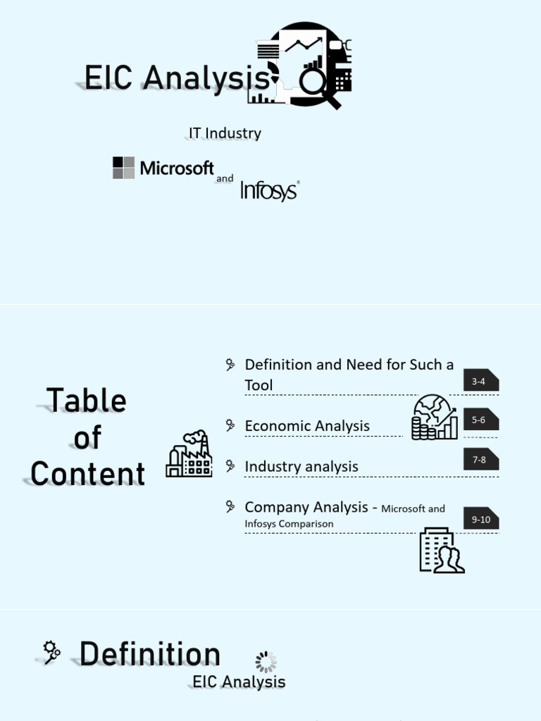 IT Industry EIC Analysis | PDF | Economics | Macroeconomics