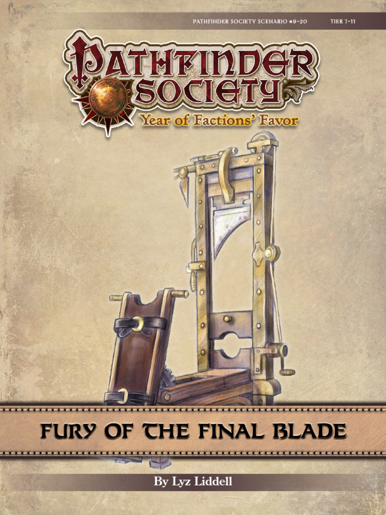 S09-20 - Fury of The Final Blade | PDF | D20 System | Fantasy Role Playing Games