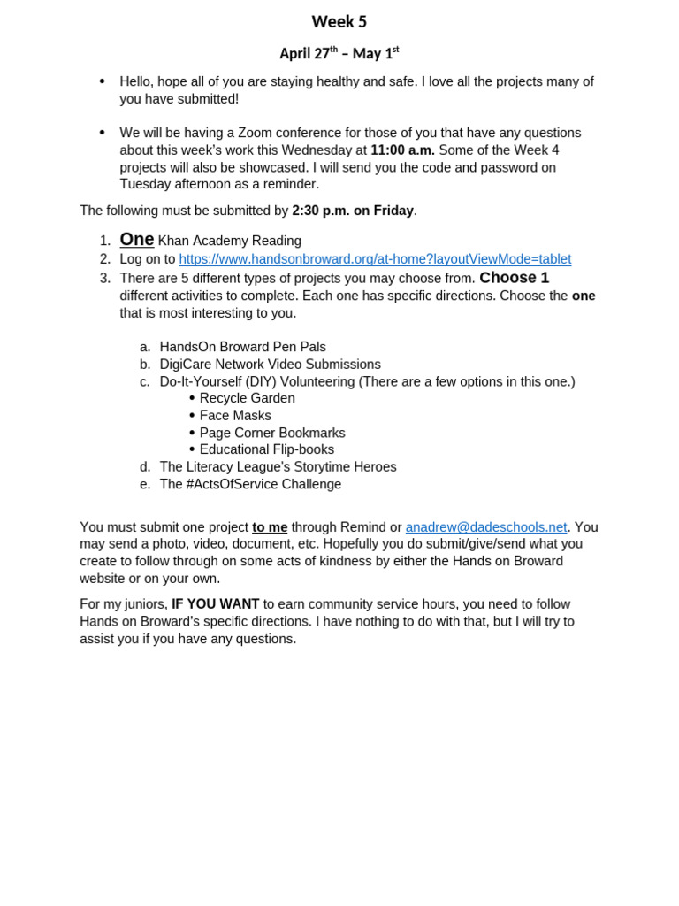 Week 5 Lesson Plan 11 and 12 | PDF