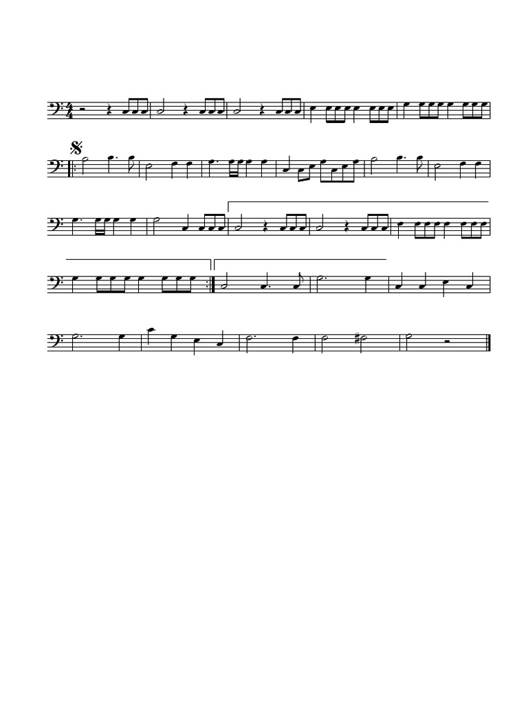 Marcha Nupicial Trombone | PDF