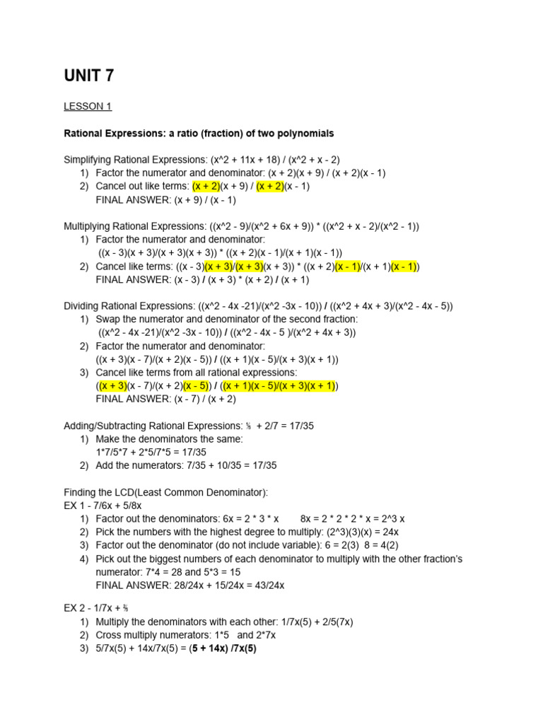 Alegbra 2 Final Study Guide | PDF | Logarithm | Exponentiation