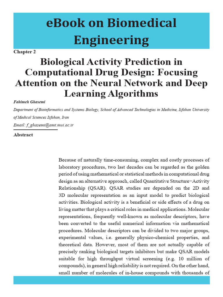 biological-activity-prediction-in-computational-drug-design-focusing-attention-on-the-neural ...