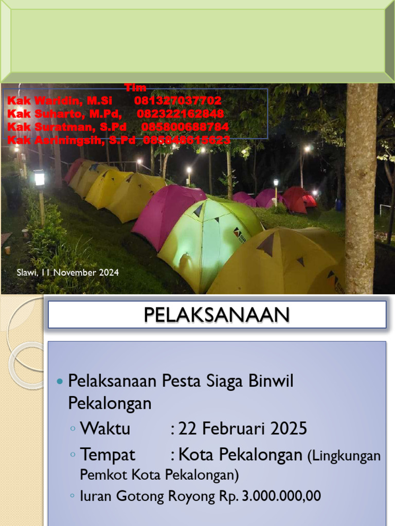 Sosialisasi Pesta Siaga 2025 (Revisi 1) | PDF