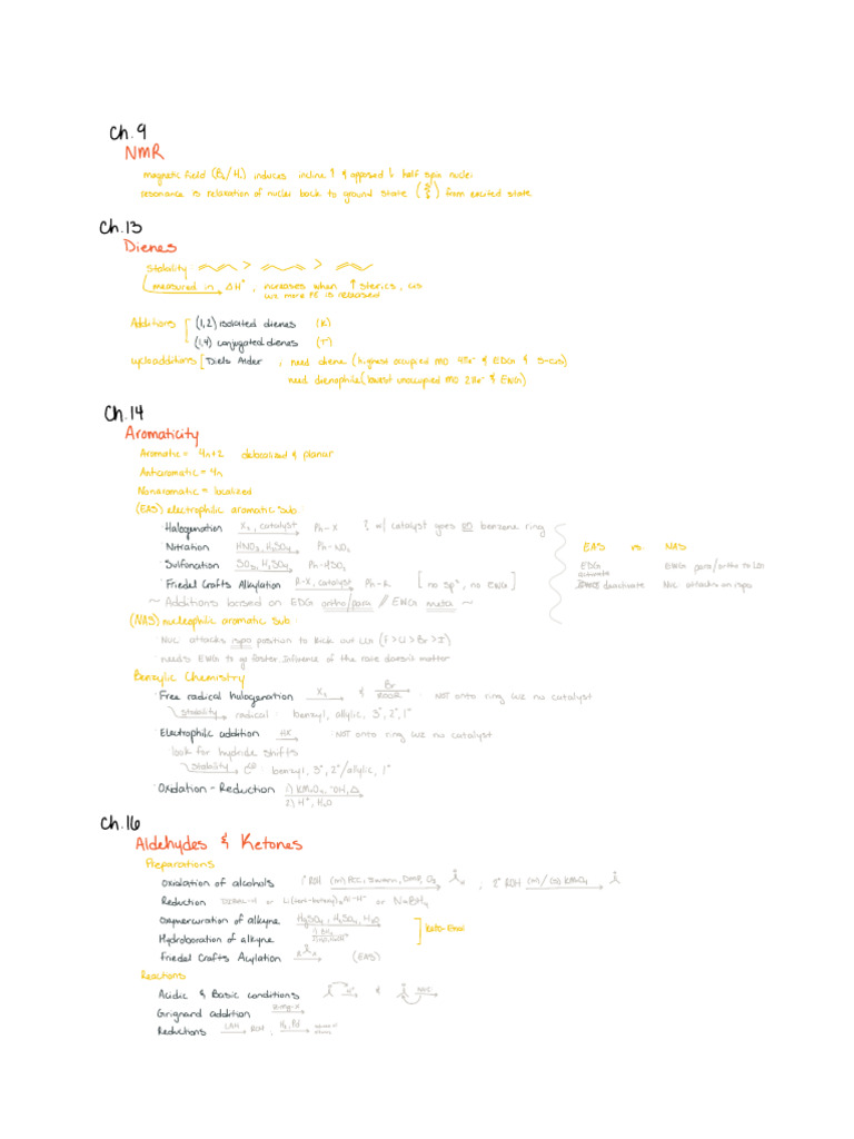Orgo 2 Final Review | PDF | Amide | Ester