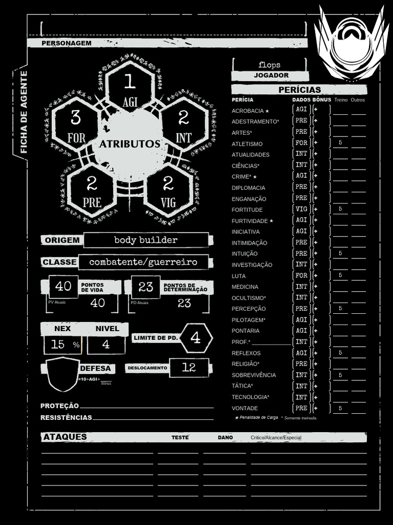 SaH Ficha Escura Nivel PD 1.0 (1) (1) | PDF
