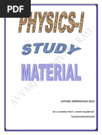 Physics Final Exam Formula Sheet | PDF