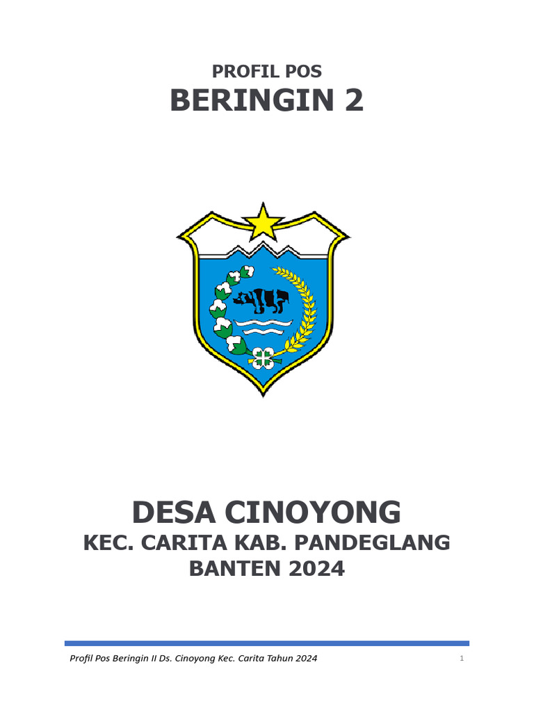 Profil Posyandu Beringin II 2024 | PDF
