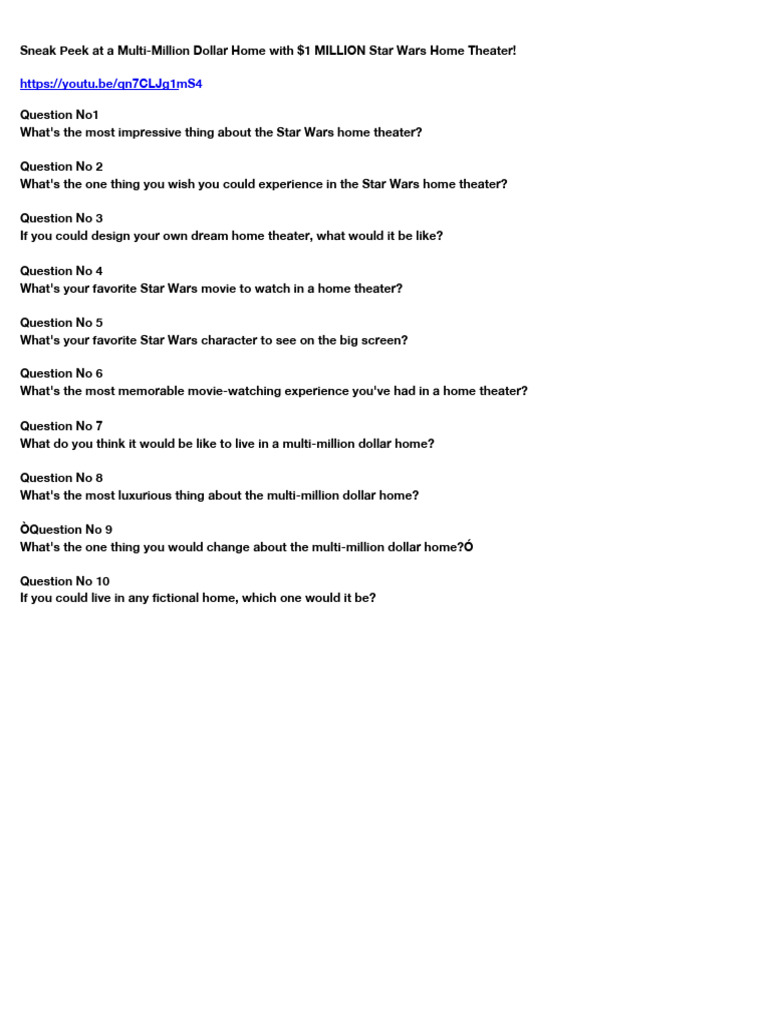 Sneak Peek at A Multi-Million Dollar Home With $1 MILLION Star Wars ...