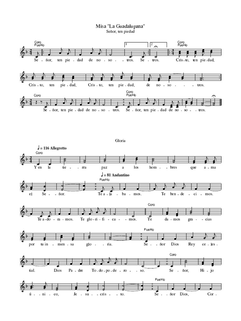 Musical Notation and Tempo Guide | PDF