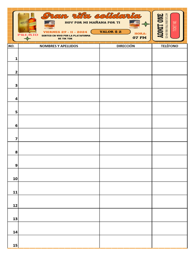 Rifa Solidaria | PDF