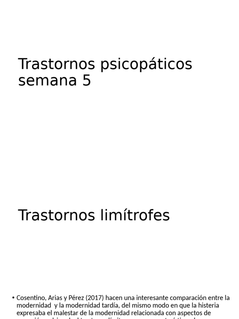 Aarón Pacheco_Trastornos Psicopáticos 5 (1) | PDF | Neurosis | Psicosis