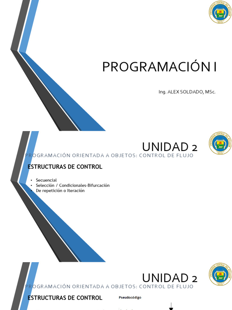 05- Estructuras de Control | PDF | Flujo de control | Informática