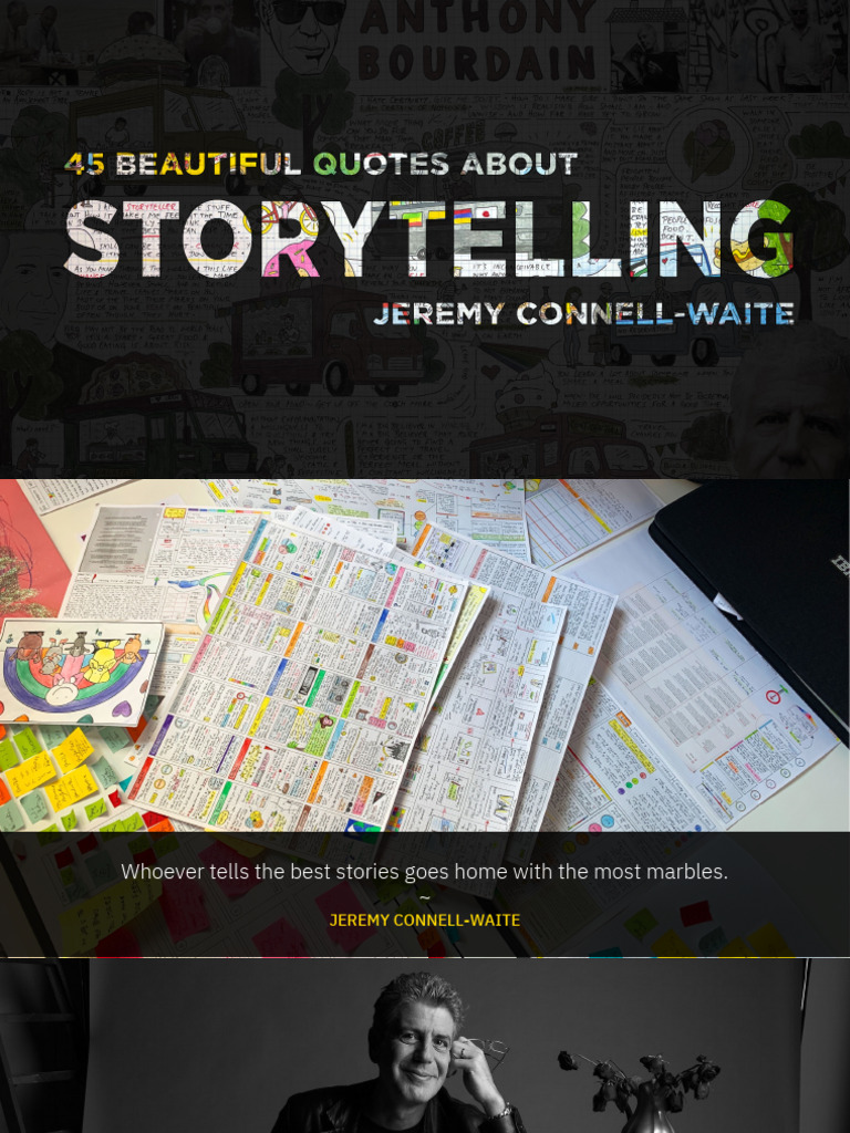 45 Storytelling Quotes JCW Better Stories 22.01.24 | PDF