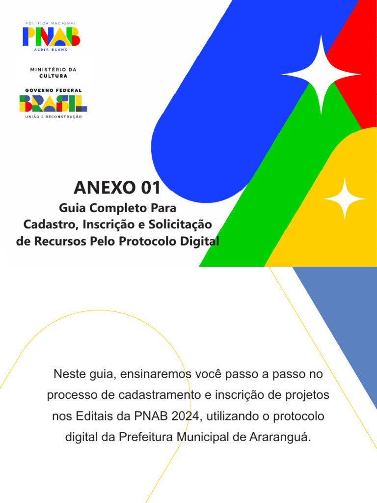 01 Anexo I Guia Completo para Cadastro Inscricao e Solicitacao de Recursos Pelo Protocolo ...