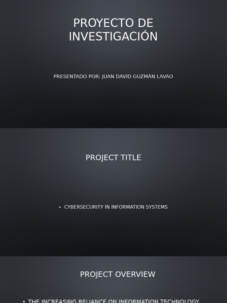 Proyecto de Investigación (Ingles) | PDF | Computer Security | Security