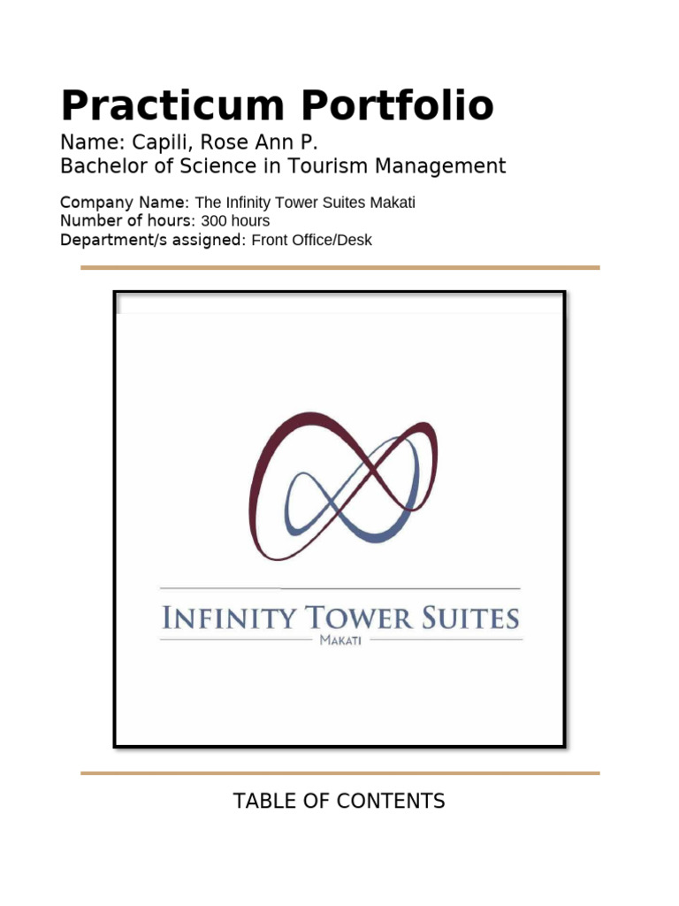 Practicum Portfolio - Capili | PDF | Social Psychology