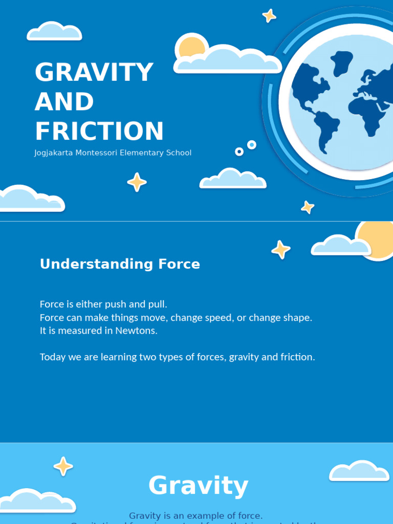 Understanding Gravity and Friction | PDF | Friction | Force