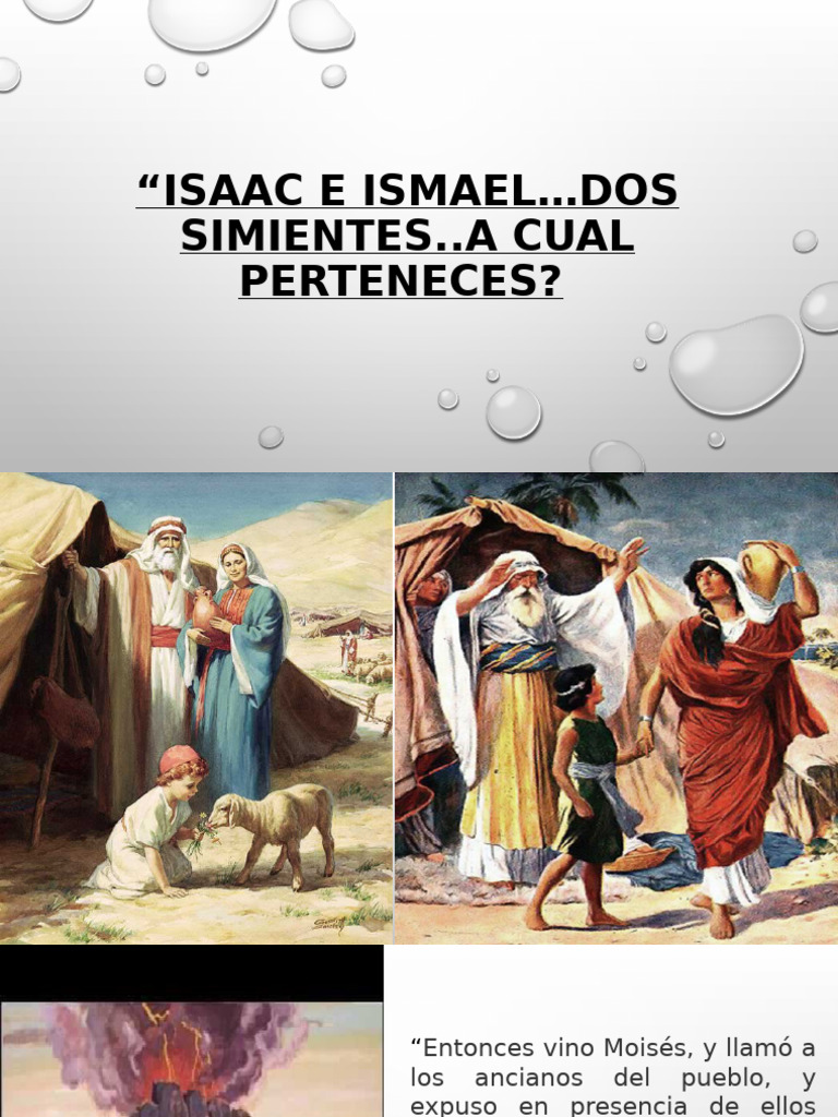 Isaac e Ismael, Dos Simientes | PDF | Abrahán | Jesús