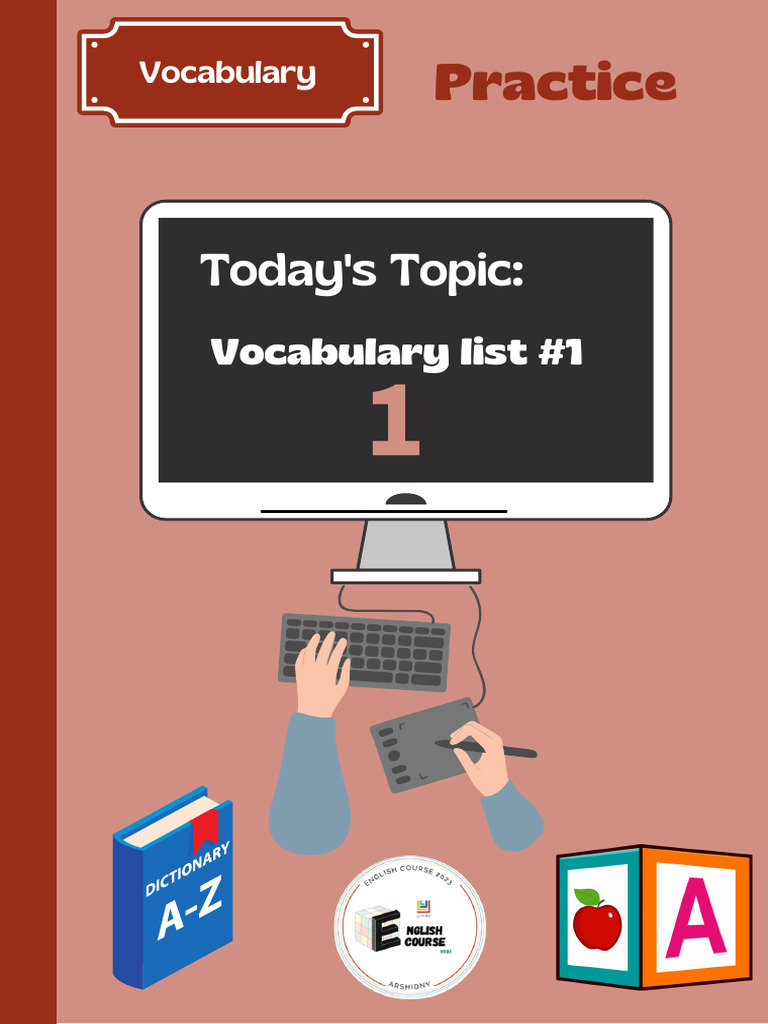 Vocabulary List 1 Practice | PDF