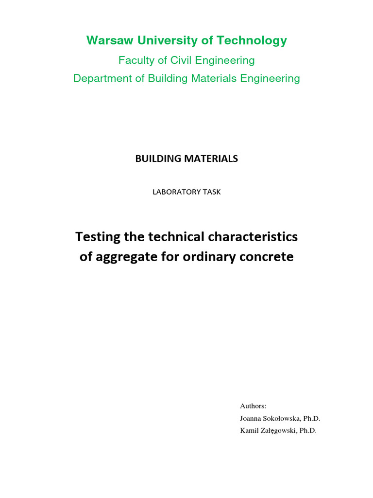 EN 3A Aggregates For Ordinary Concrete | PDF | Construction Aggregate ...