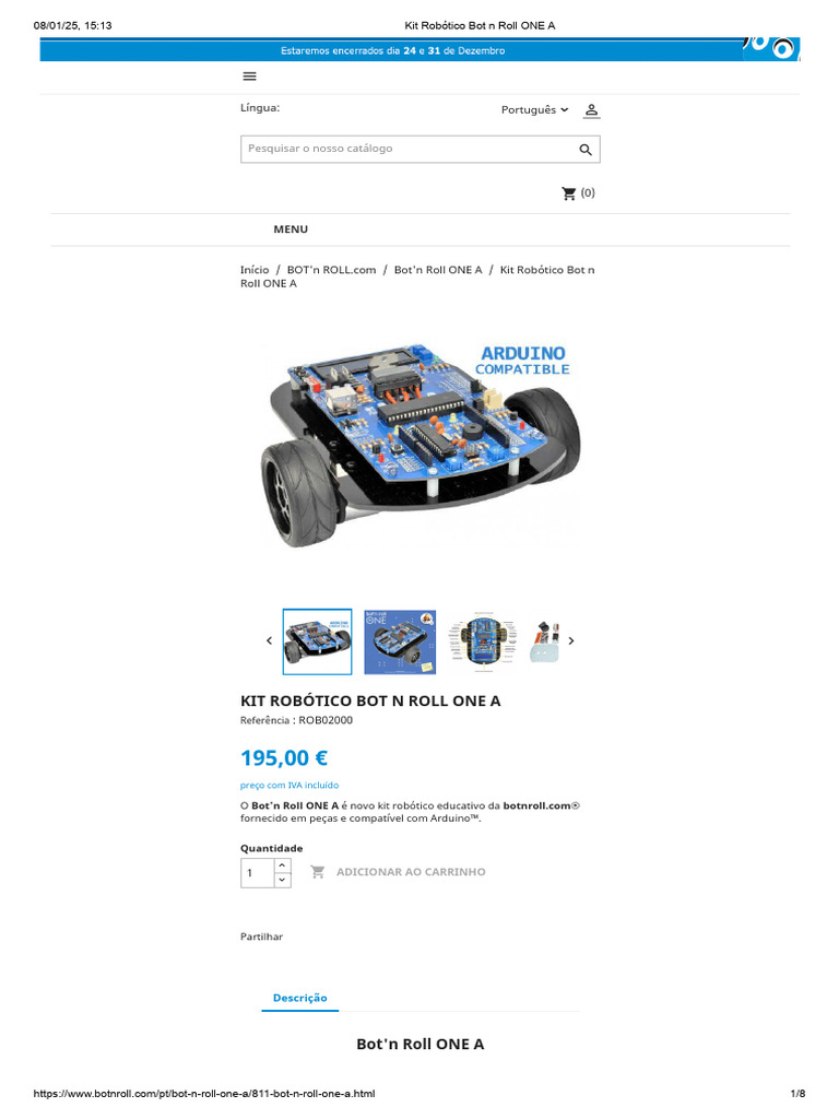 Kit Robótico Bot N Roll ONE A | PDF | Arduino | Biblioteca (informática)
