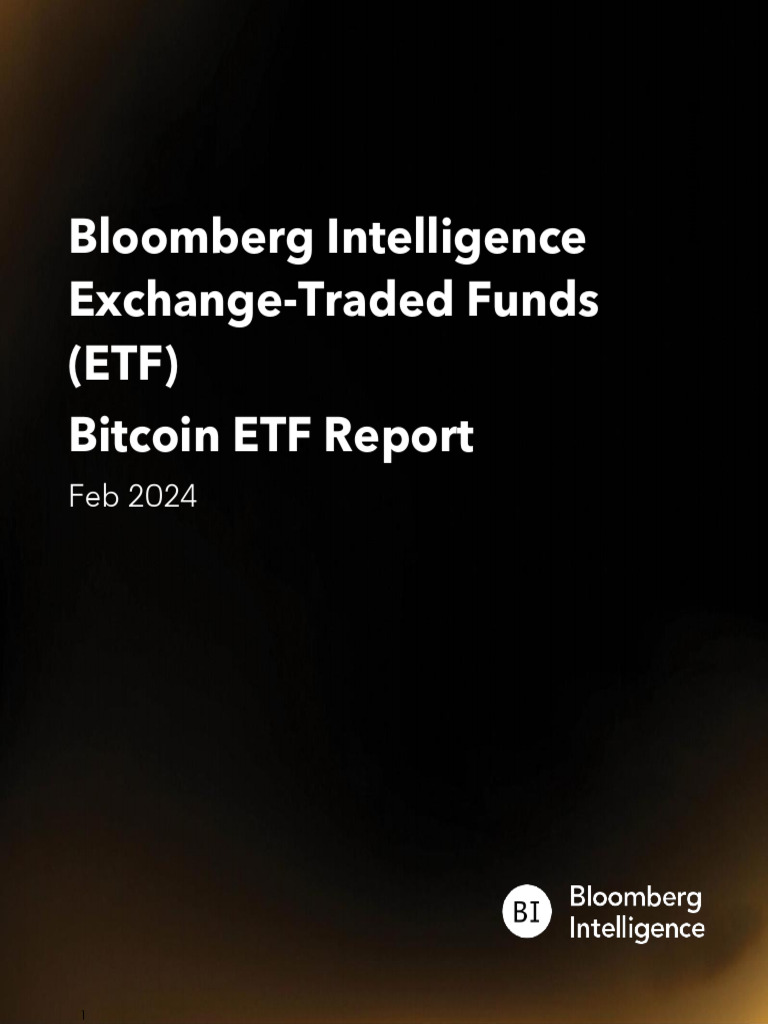 2024 BI ETF Crypto Report | PDF | Exchange Traded Fund | Bloomberg L.P.