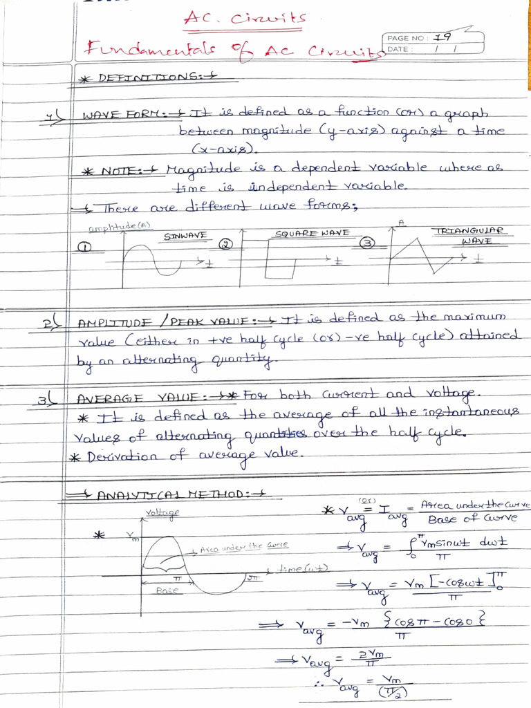 fundamentals of ac circits | PDF