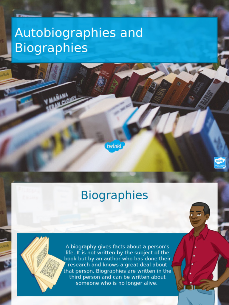 (W10.02) Autobiographies and Biographies | PDF | Biography ...