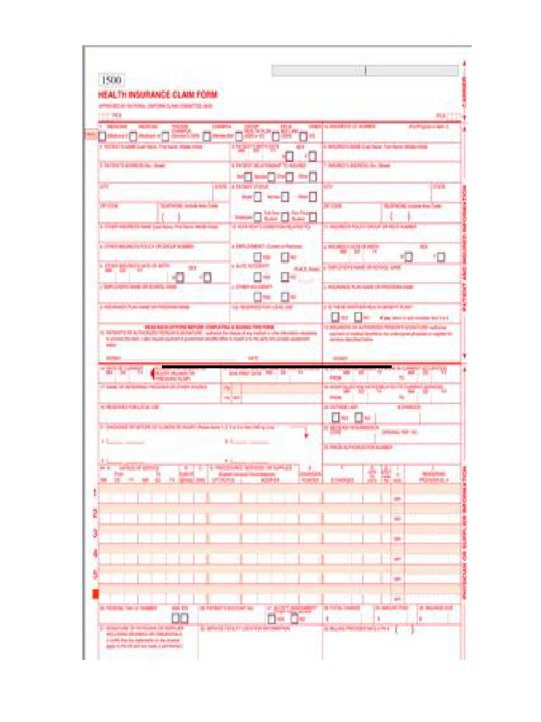 Manual Formulario 1500 Módulo 6-1 | PDF | Medicina