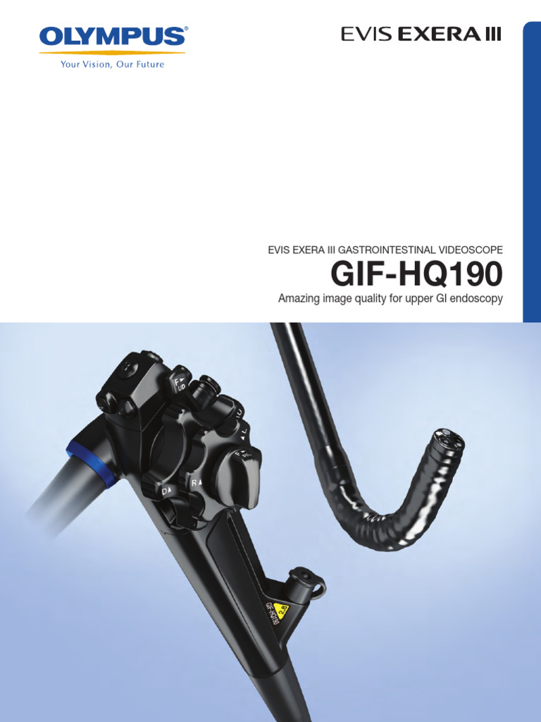 Olympus GIF-HQ190 Endoscope Features | PDF | Endoscopy | Imaging