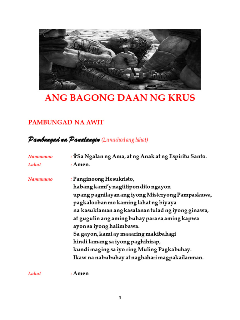 Ang Bagong Daan NG Krus | PDF