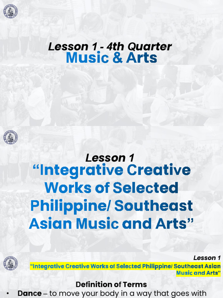 Musicarts Lesson 1 4th Quarter Pdf