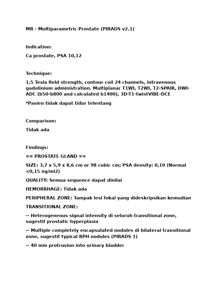 MR Prostat | PDF