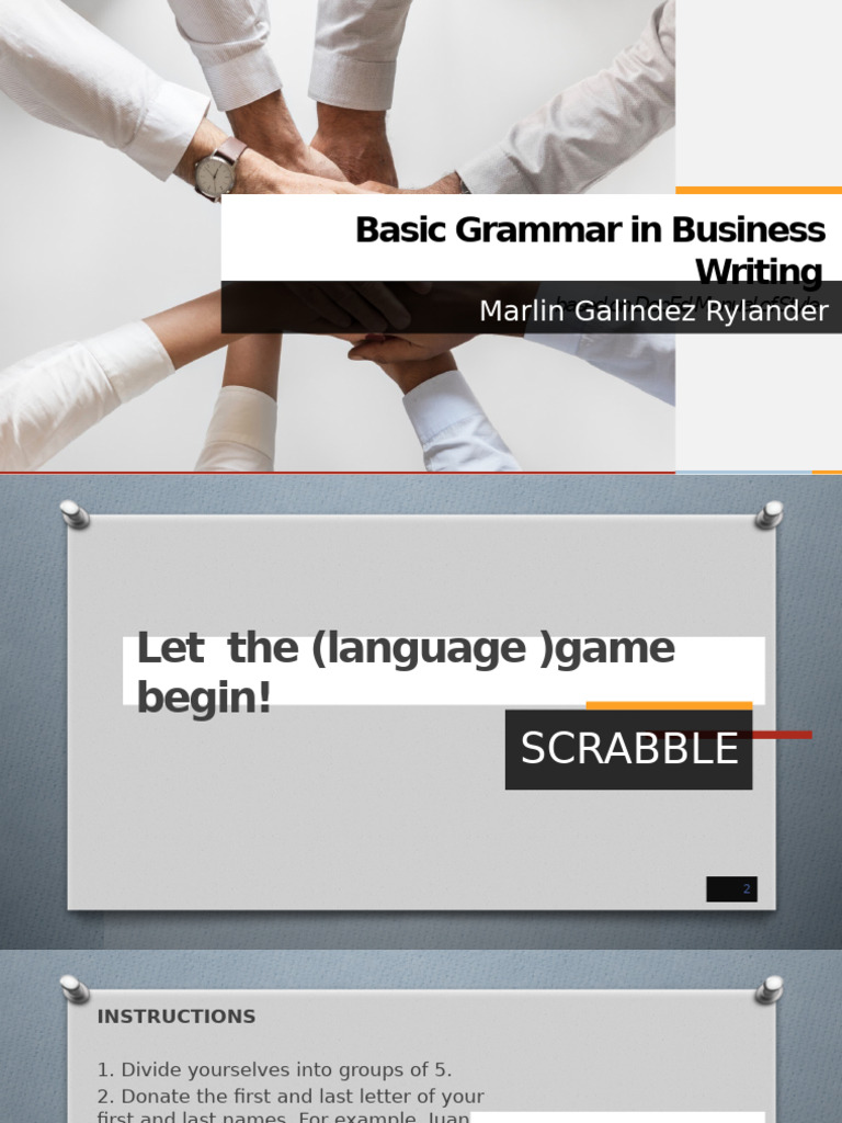 Basic Grammar in Technical Writing | PDF | Acronym | Grammar