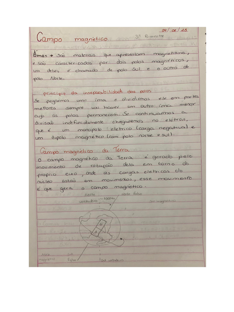 Caderno Física - Giovanna Ferreira Crespo | PDF