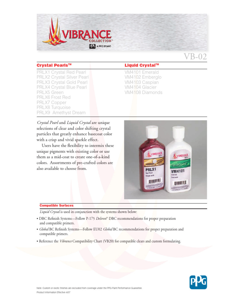 VB02 Crystal Pearls Liquid Crystal | PDF | Materials