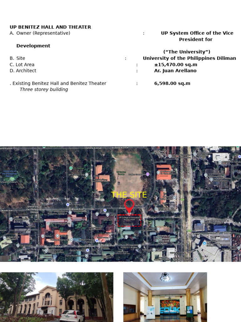 Benitez Hall Overview at UP Diliman | PDF