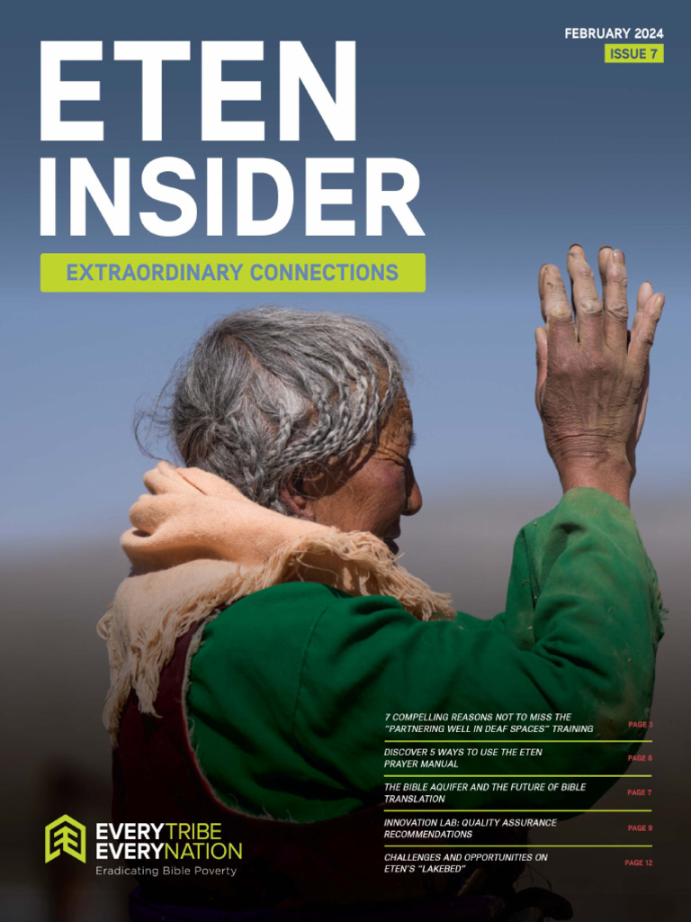 ETEN Inside Issue 7 | PDF | Prayer | Translations