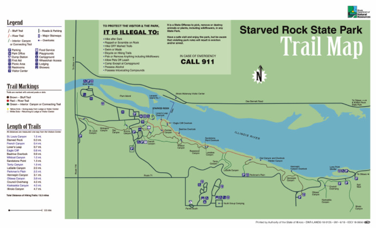Starved Rock Site Map | PDF