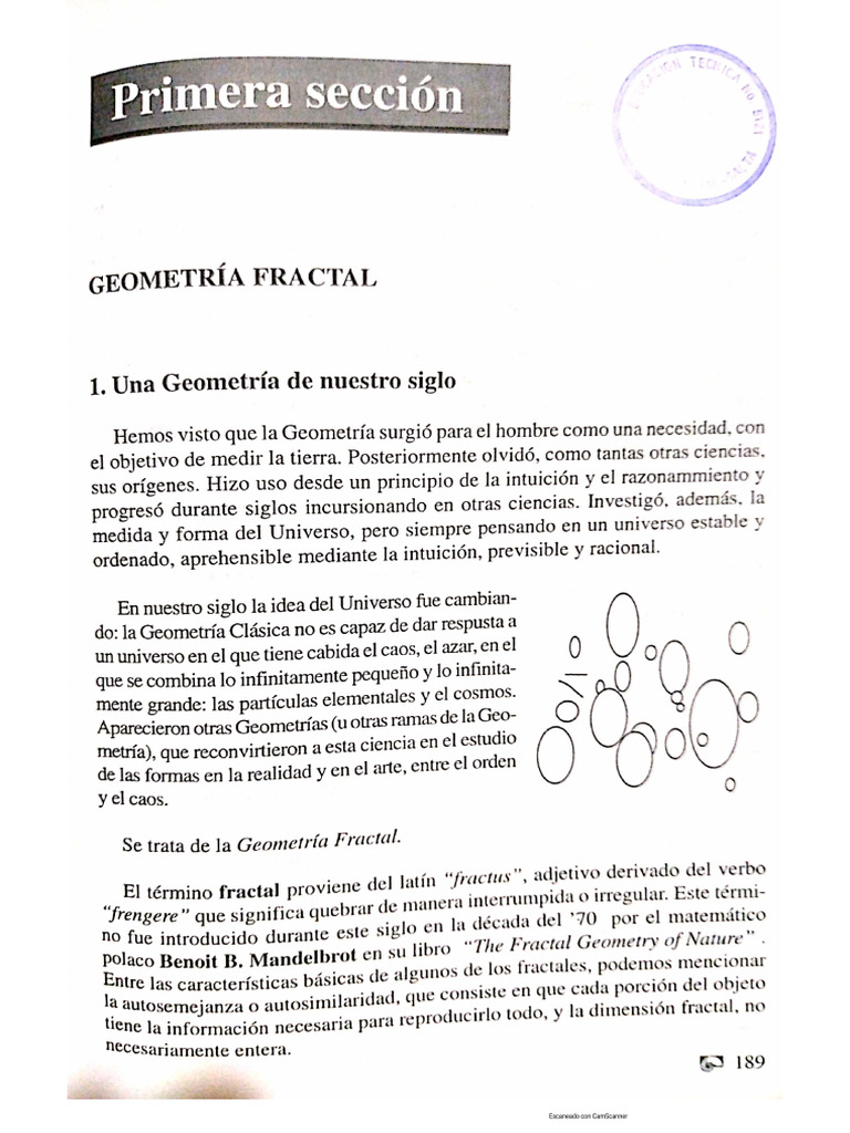 Geometría Fractal | PDF