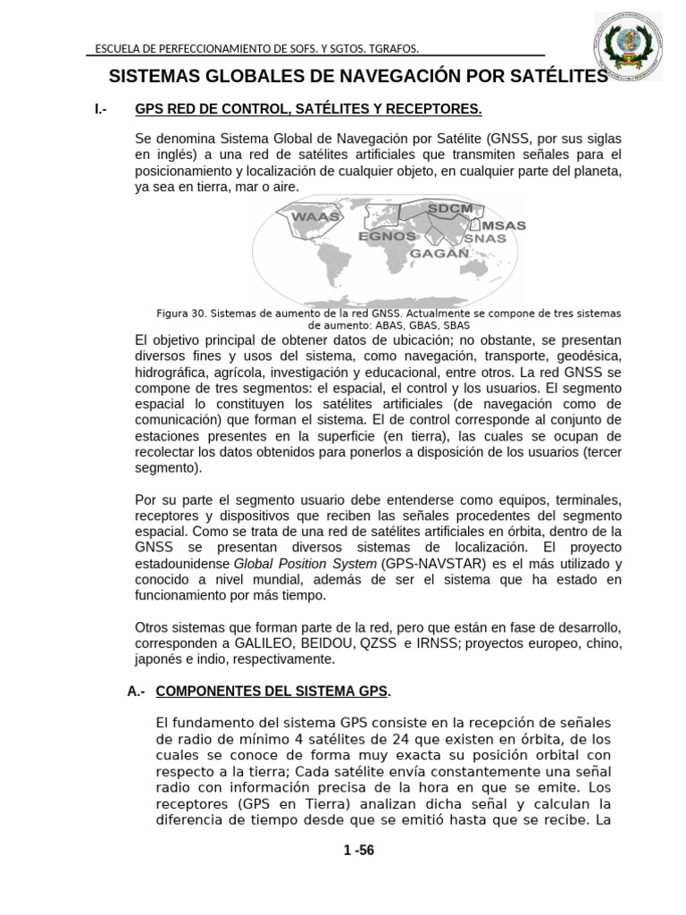 Funcionamiento del Sistema GPS y GNSS | PDF | Sistema de ...