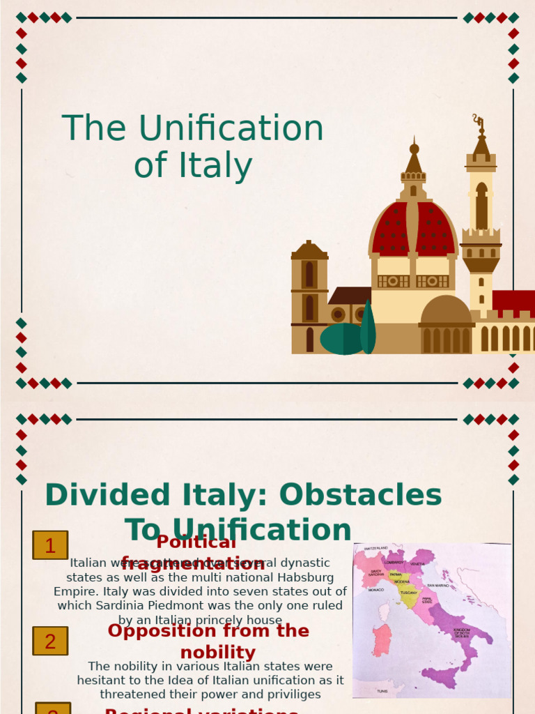History of Italy by Slidesgo | PDF