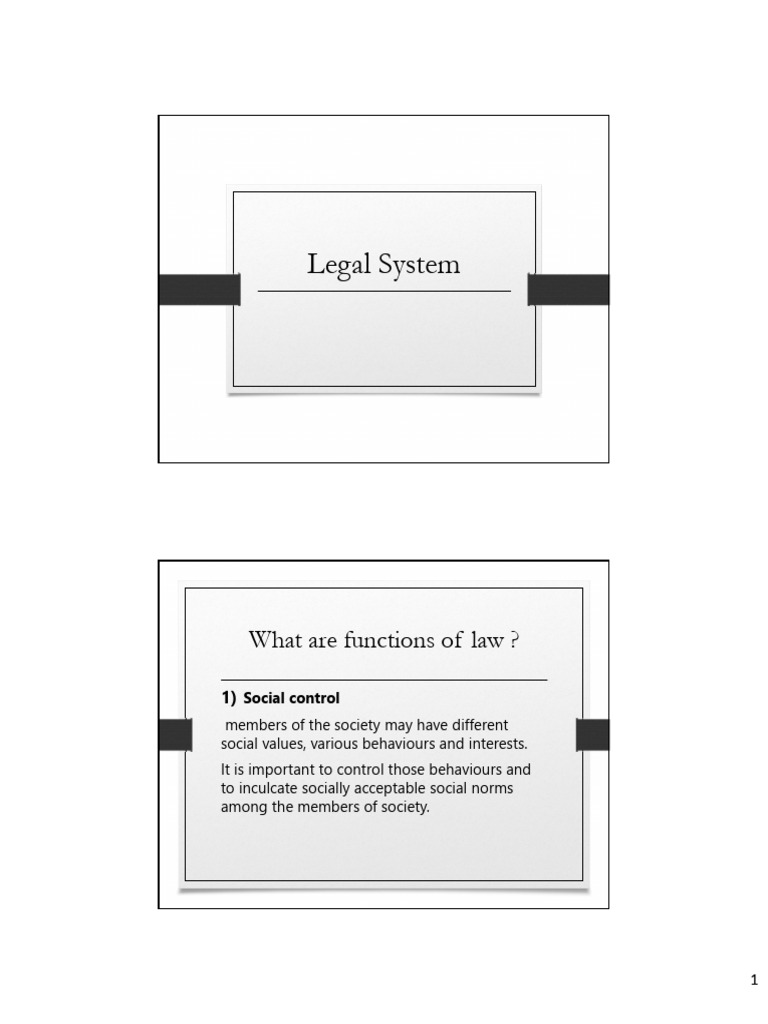 Functions of Law | PDF | Prosecutor | Society