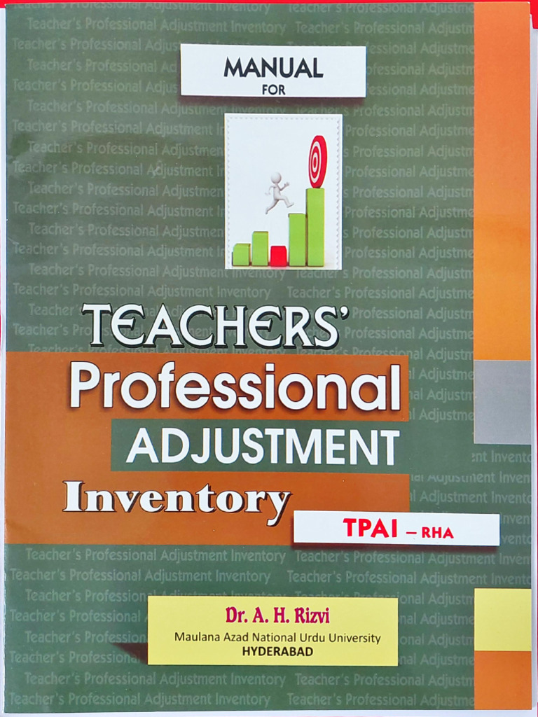 Teachers' Professional Adjustment Inventory | PDF