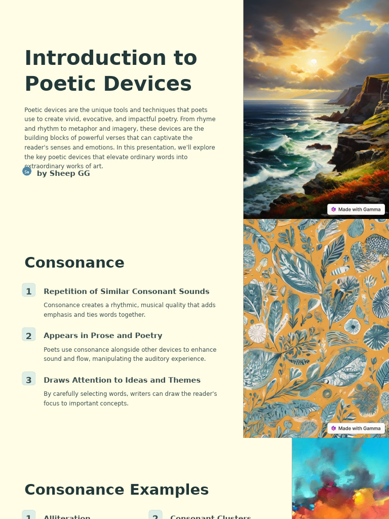 Introduction-to-Poetic-Devices (2) | PDF | Poetry | Poetic Devices