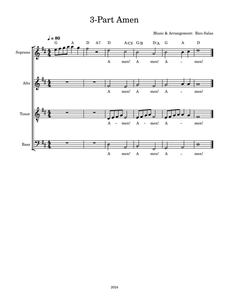 3-Part Amen | PDF