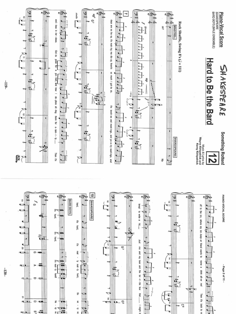 Hard To Be The Bard | PDF