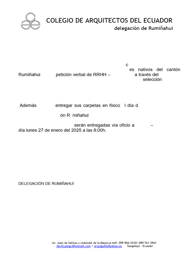 Comunicado 008 | PDF